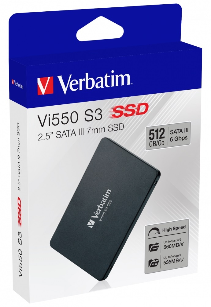 Verbatim SSD interní disk 2,5" Vi550 S3, SATA III, 512GB - BOHEMIA ...