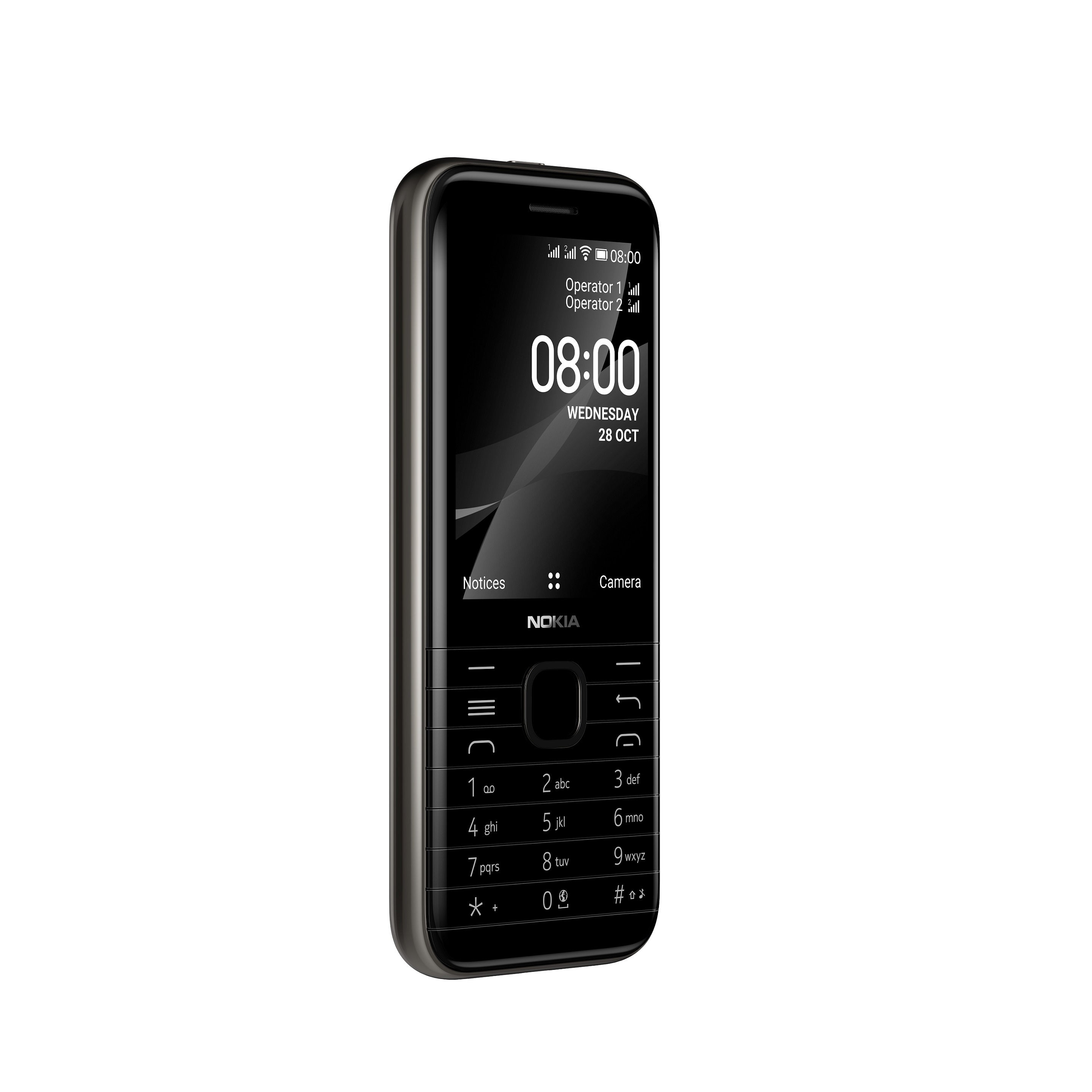 Nokia 8000 4G Dual SIM Black - BOHEMIA COMPUTERS